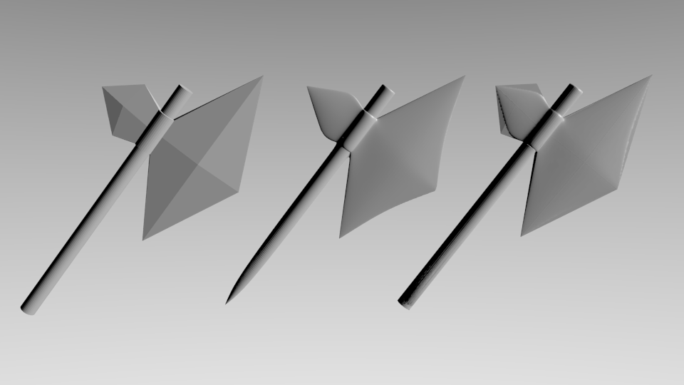 Low poly + Normal map = Wierd polys ! 8) - CG Cookie