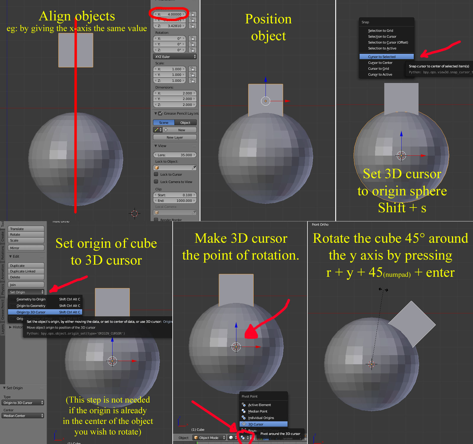 Aligning an objects local axes how you want them. - CG Cookie