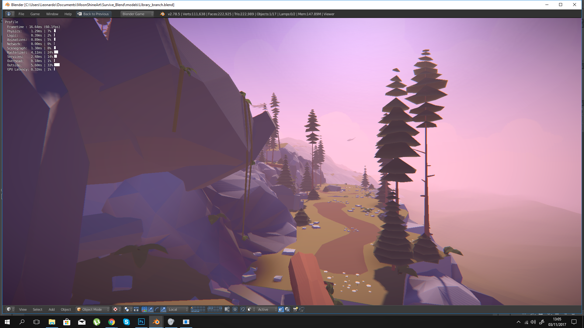 UPBGE - Interactive Scene - test build 0.01 - CG Cookie