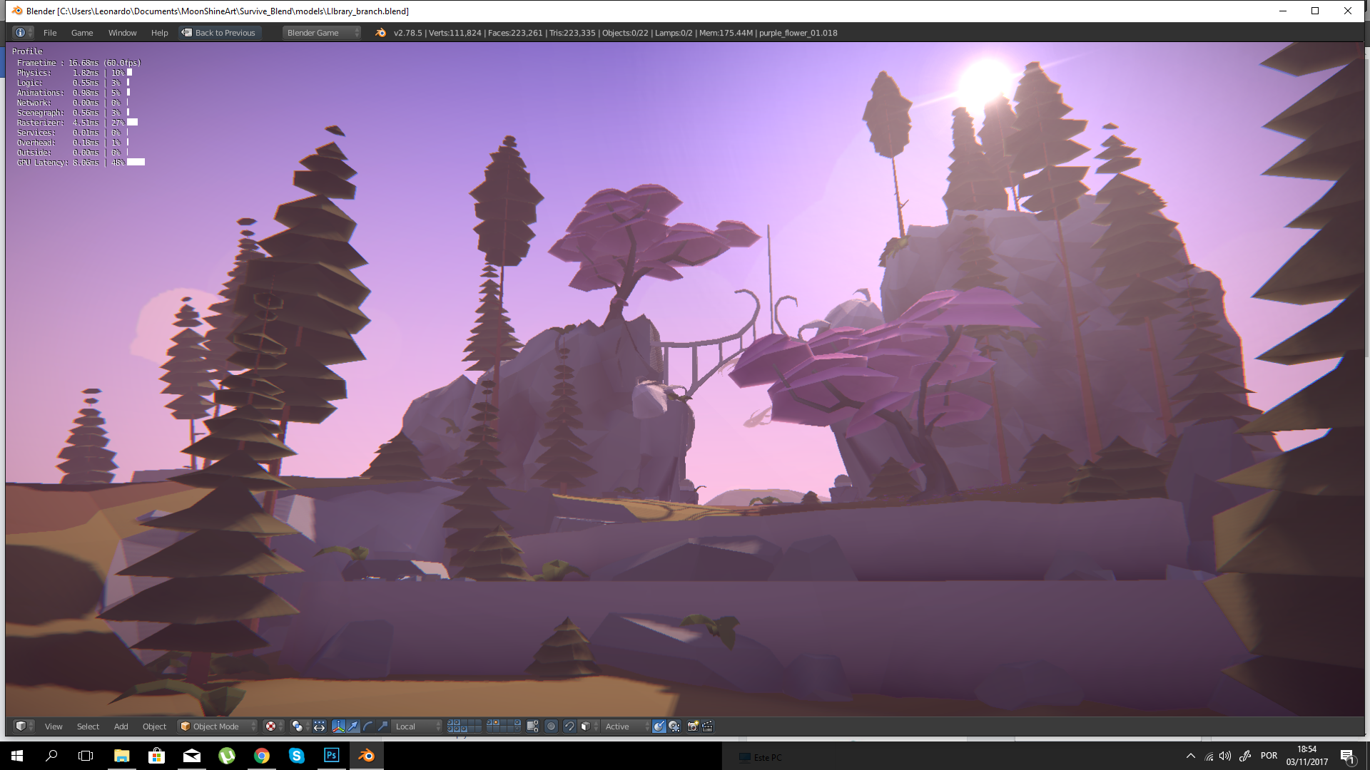 UPBGE - Interactive Scene - test build 0.01 - CG Cookie