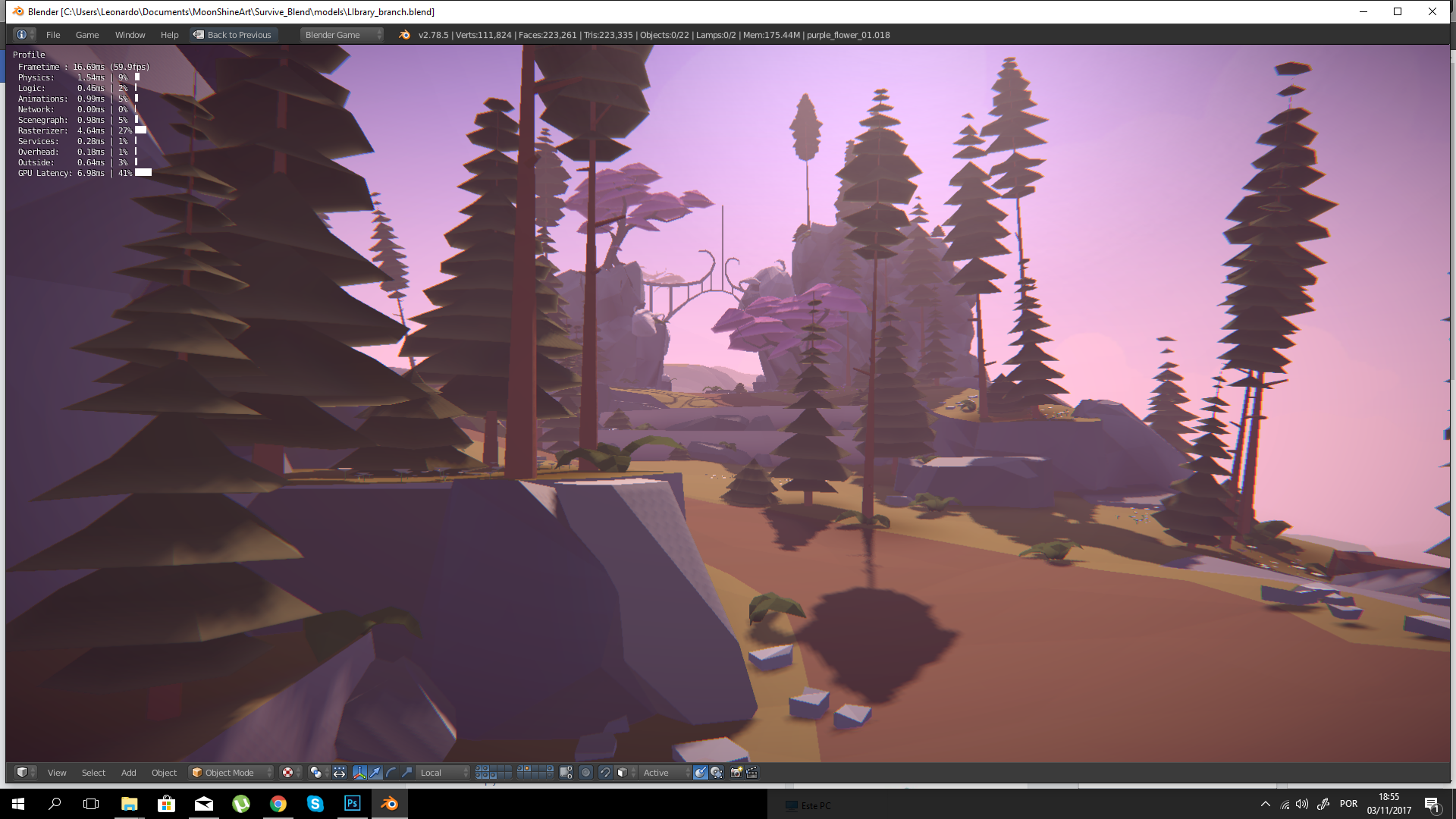 UPBGE - Interactive Scene - test build 0.01 - CG Cookie