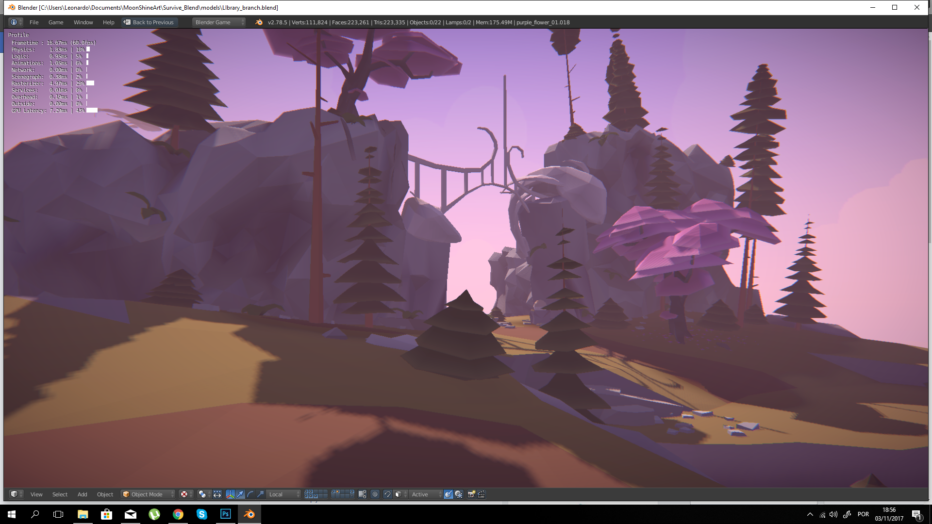 UPBGE - Interactive Scene - test build 0.01 - CG Cookie