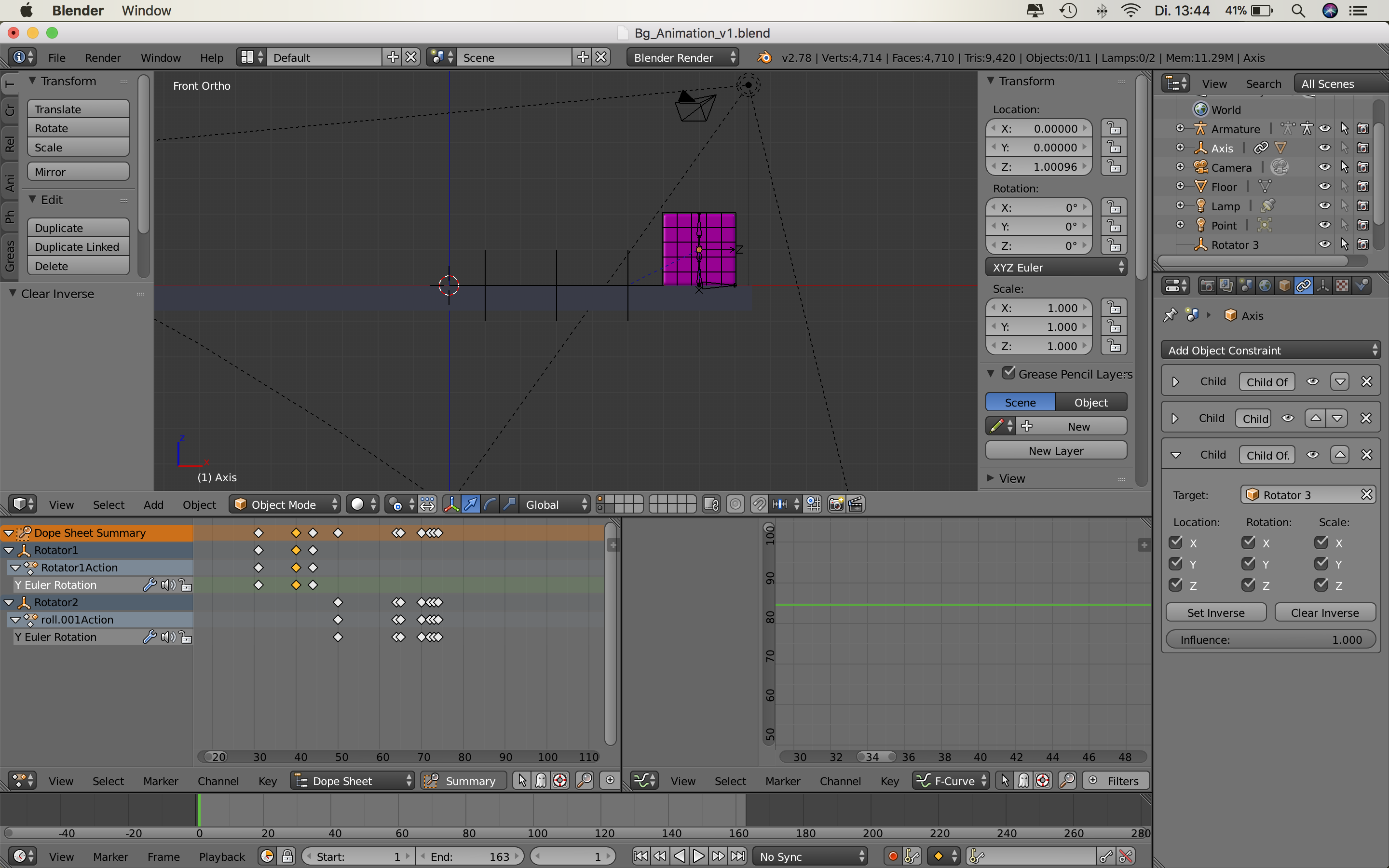 Create new empty to rotate cube around - CG Cookie