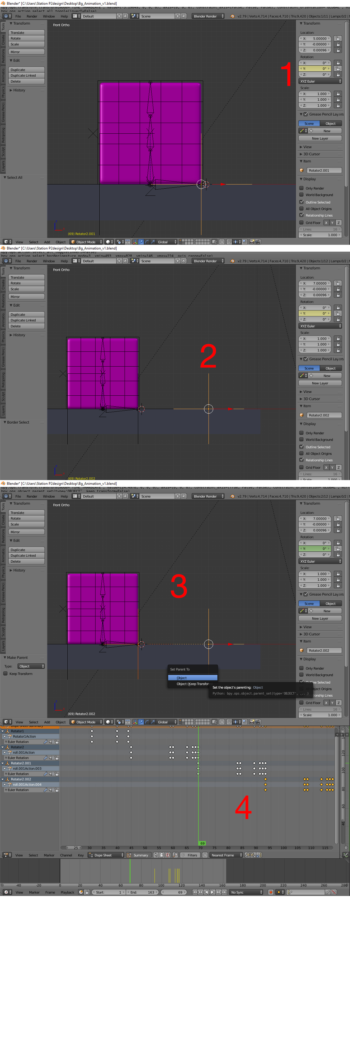 Create new empty to rotate cube around - CG Cookie