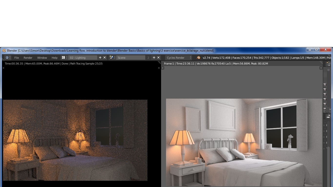 Preview render and actual render look very different - CG Cookie