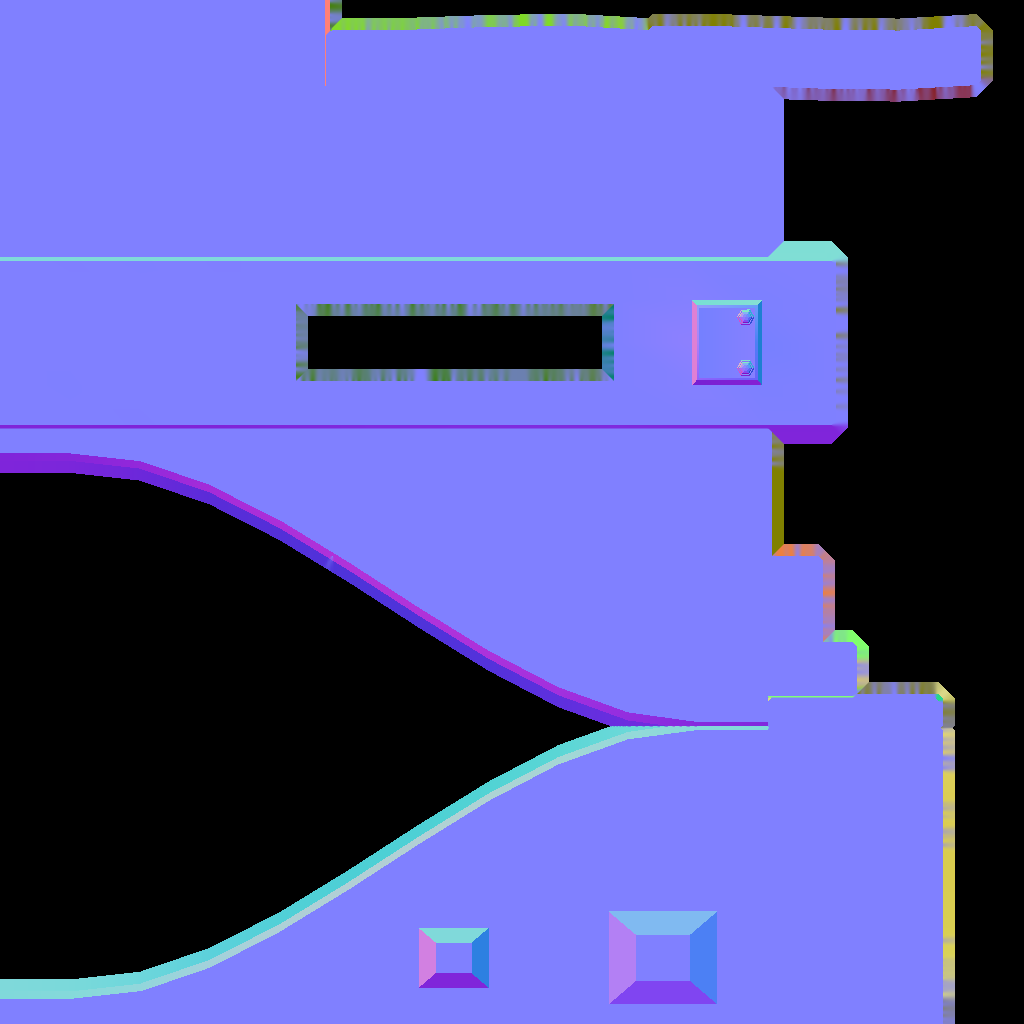Messy green areas in normal map - CG Cookie