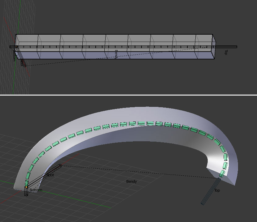 How to control mesh with rig with distortions - CG Cookie