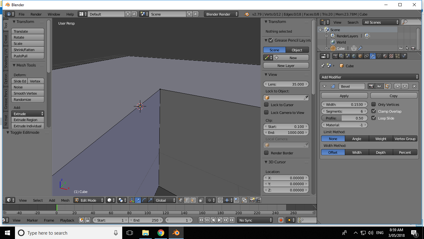 Weird Bevel Issue - CG Cookie