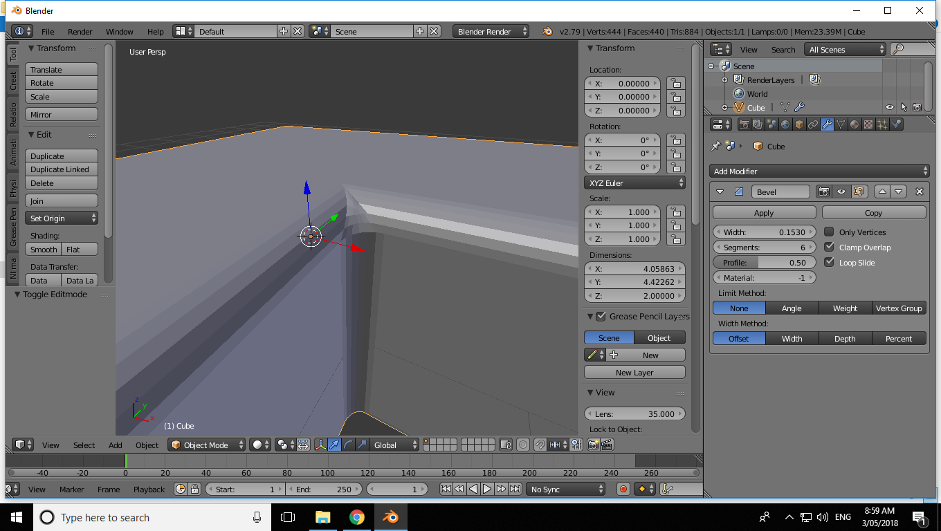 Weird Bevel Issue - CG Cookie