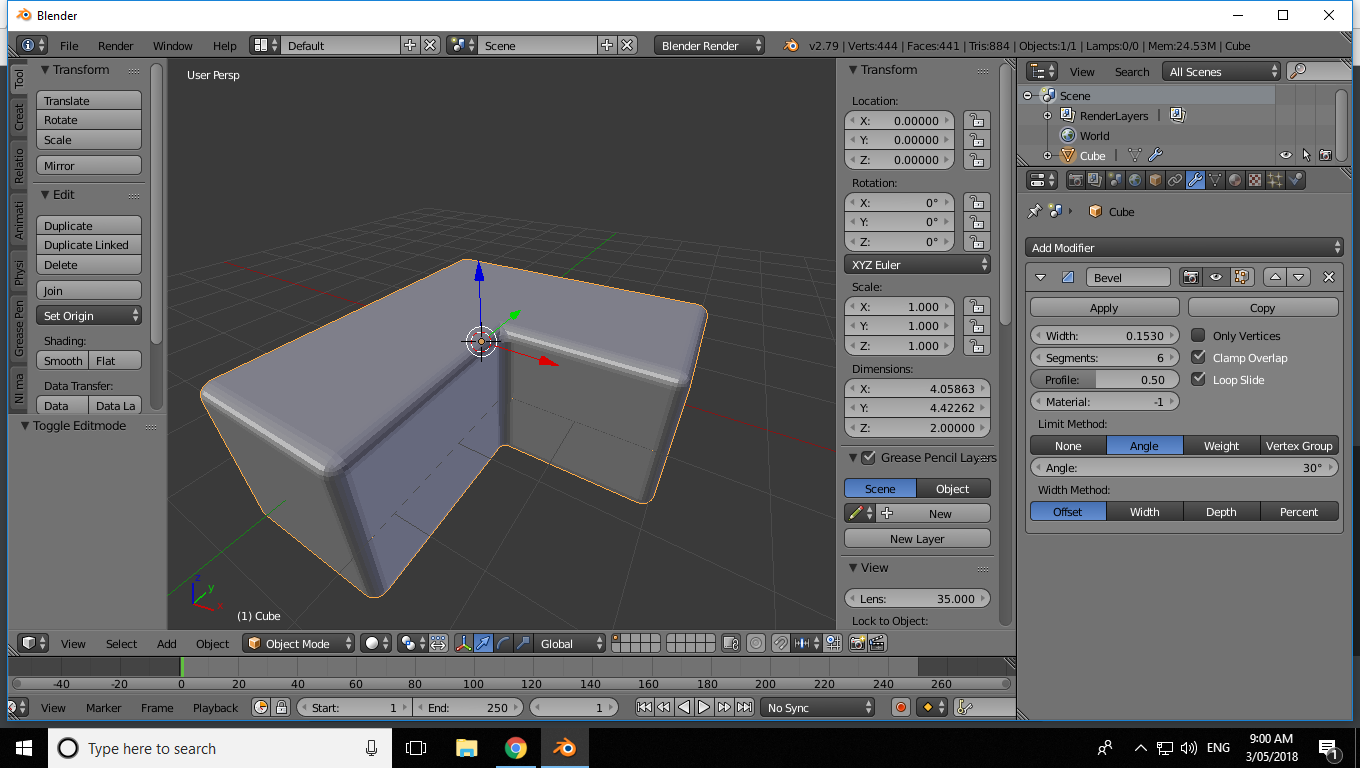 Weird Bevel Issue - CG Cookie