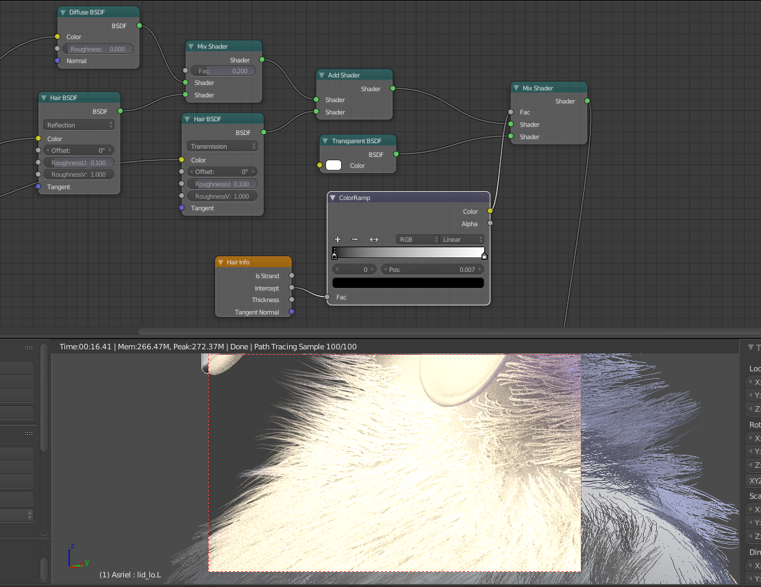 Fur - Blender strand render, but in Cycles? - CG Cookie