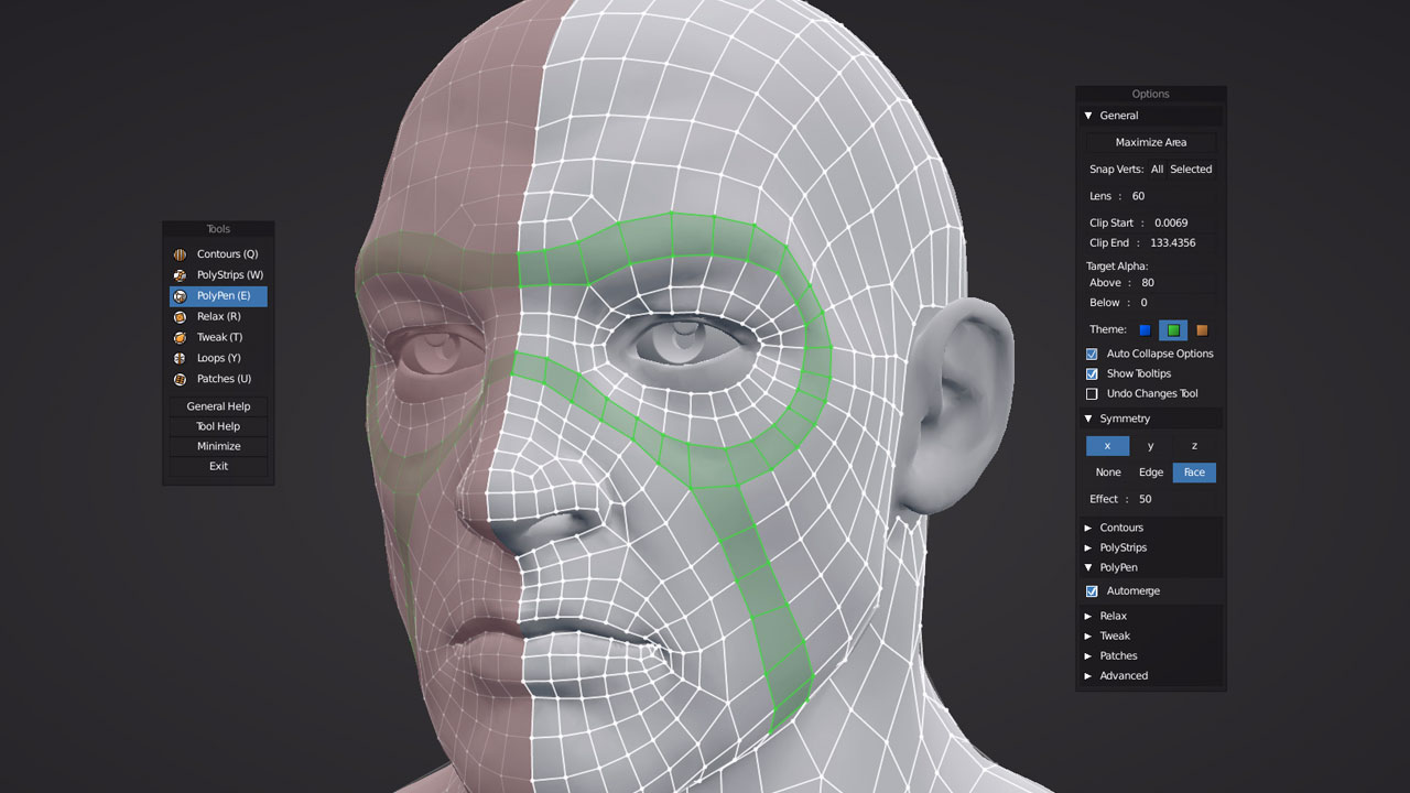 Live Demo of RetopoFlow 2.0 with Jonathan Williamson - CG Cookie