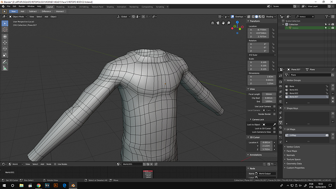 Character topology Shoulder - CG Cookie