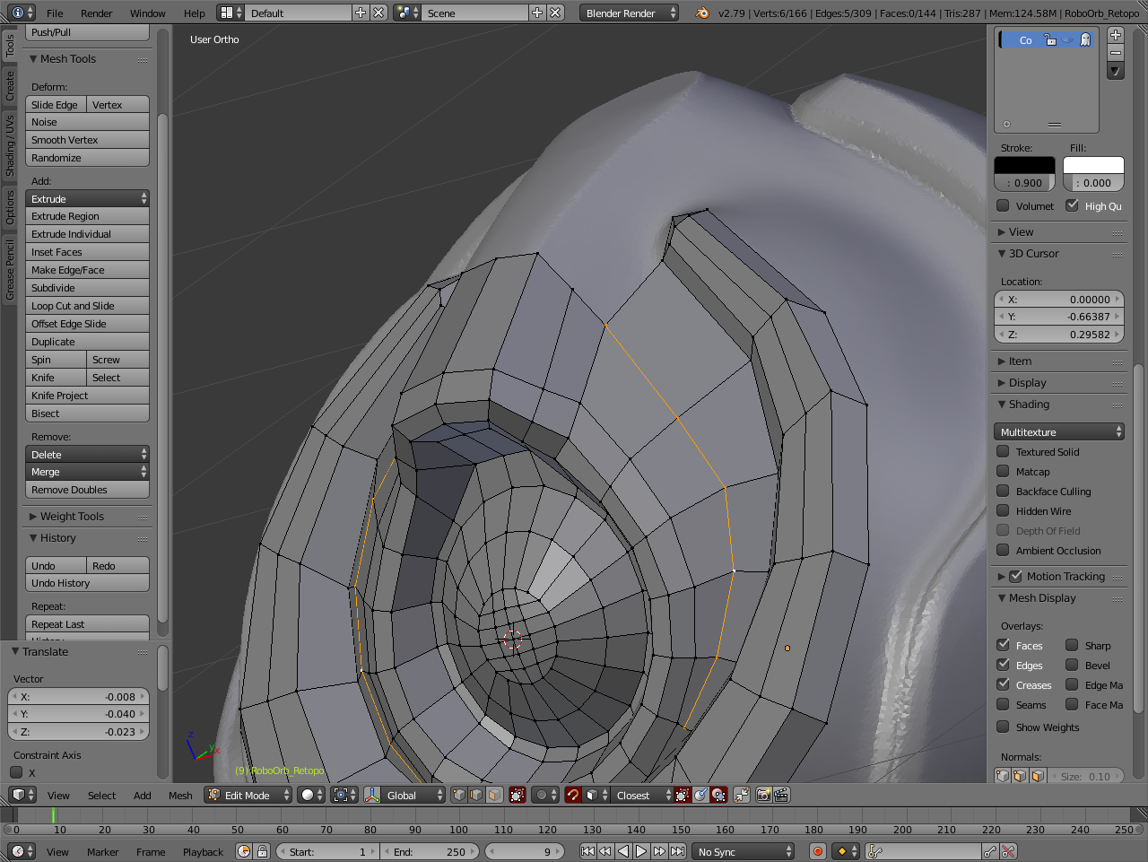 My edge loop selection dead ends when the loop should pass all the way around. Am I structuring ...