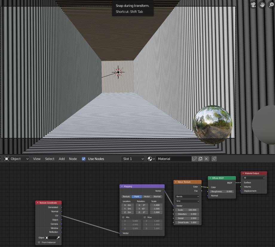 Crosshatch - Texture Scale by Camera Distance - CG Cookie