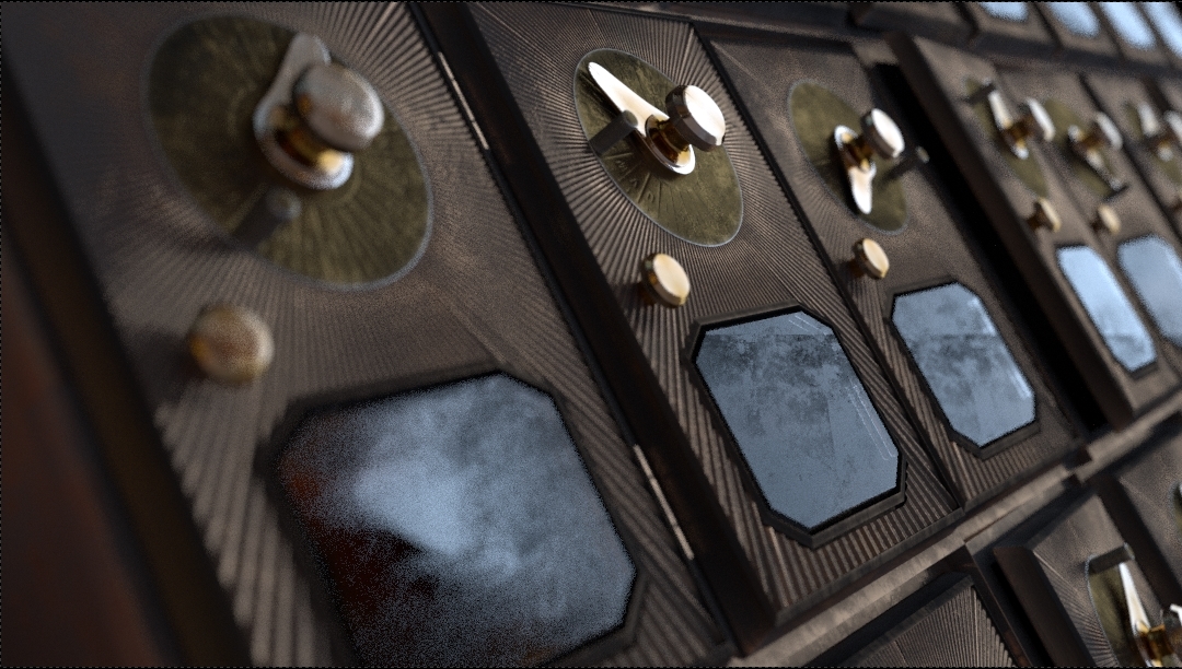 Why isn't the sunburst etch appearing in render? - CG Cookie