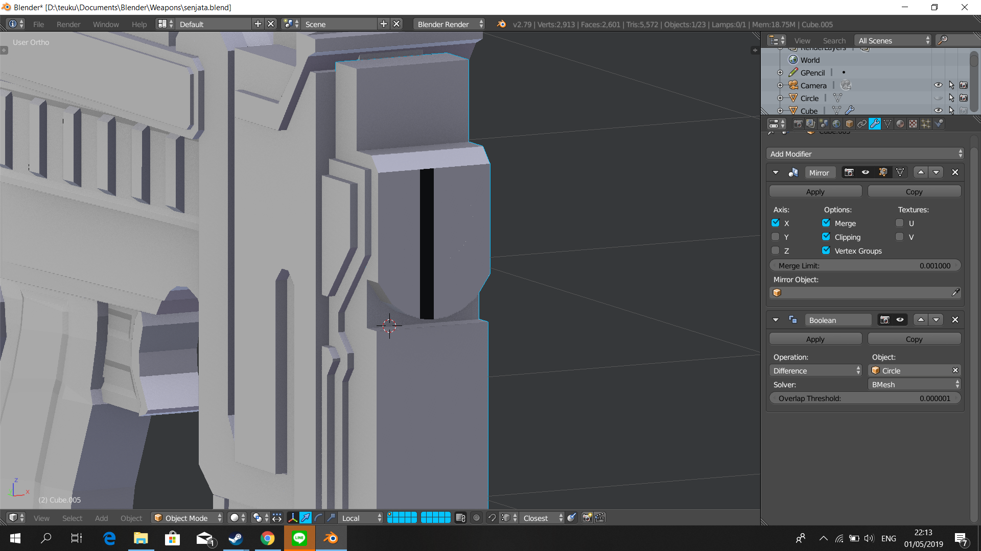 The barrel is gone after adding edge loops. - CG Cookie