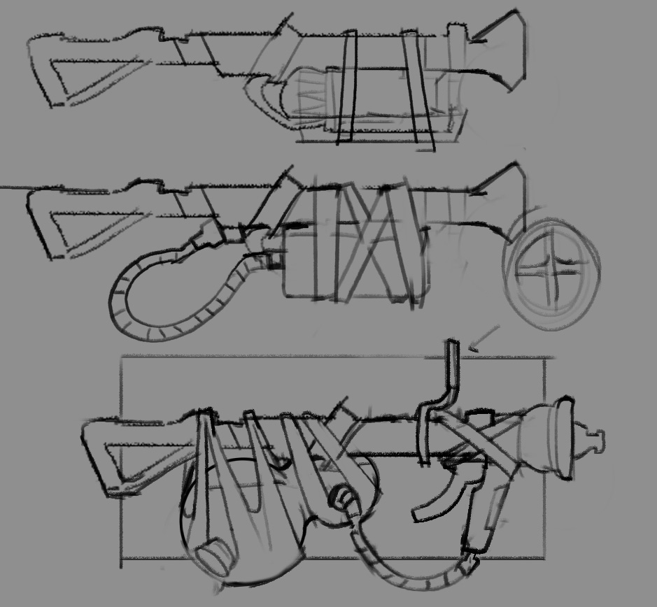 How To Draw A Ray Gun Mark 2
