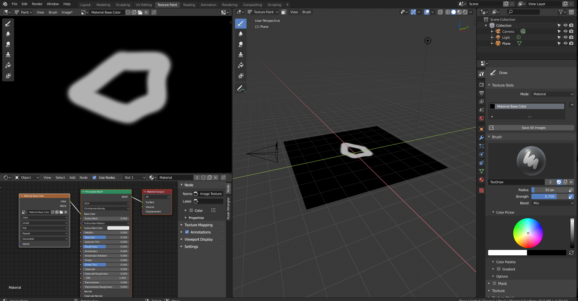 Texture Paint - create a texture - CG Cookie