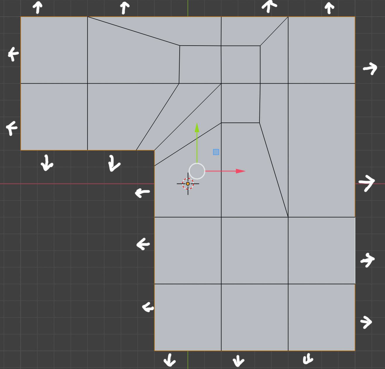 extrude boundary edge - CG Cookie