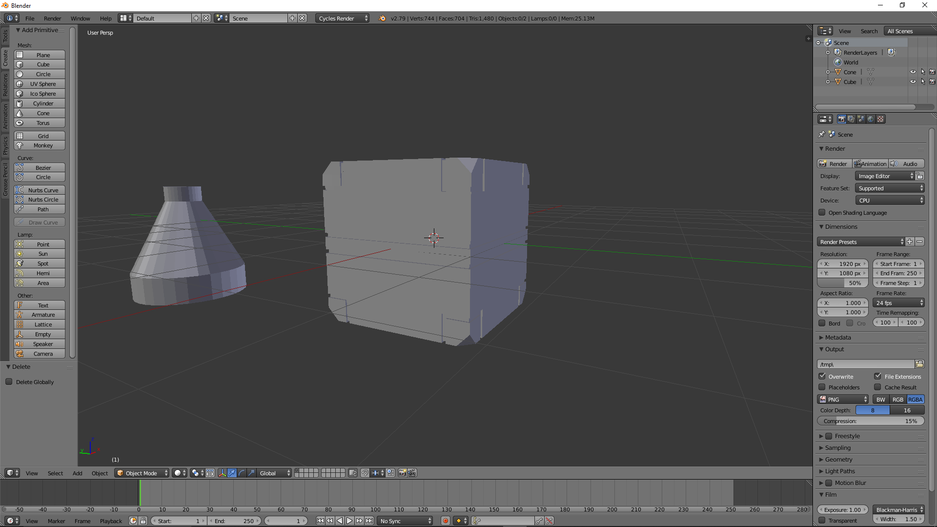 I am using blender 2.79 for these tutorials(as i should be i think ...