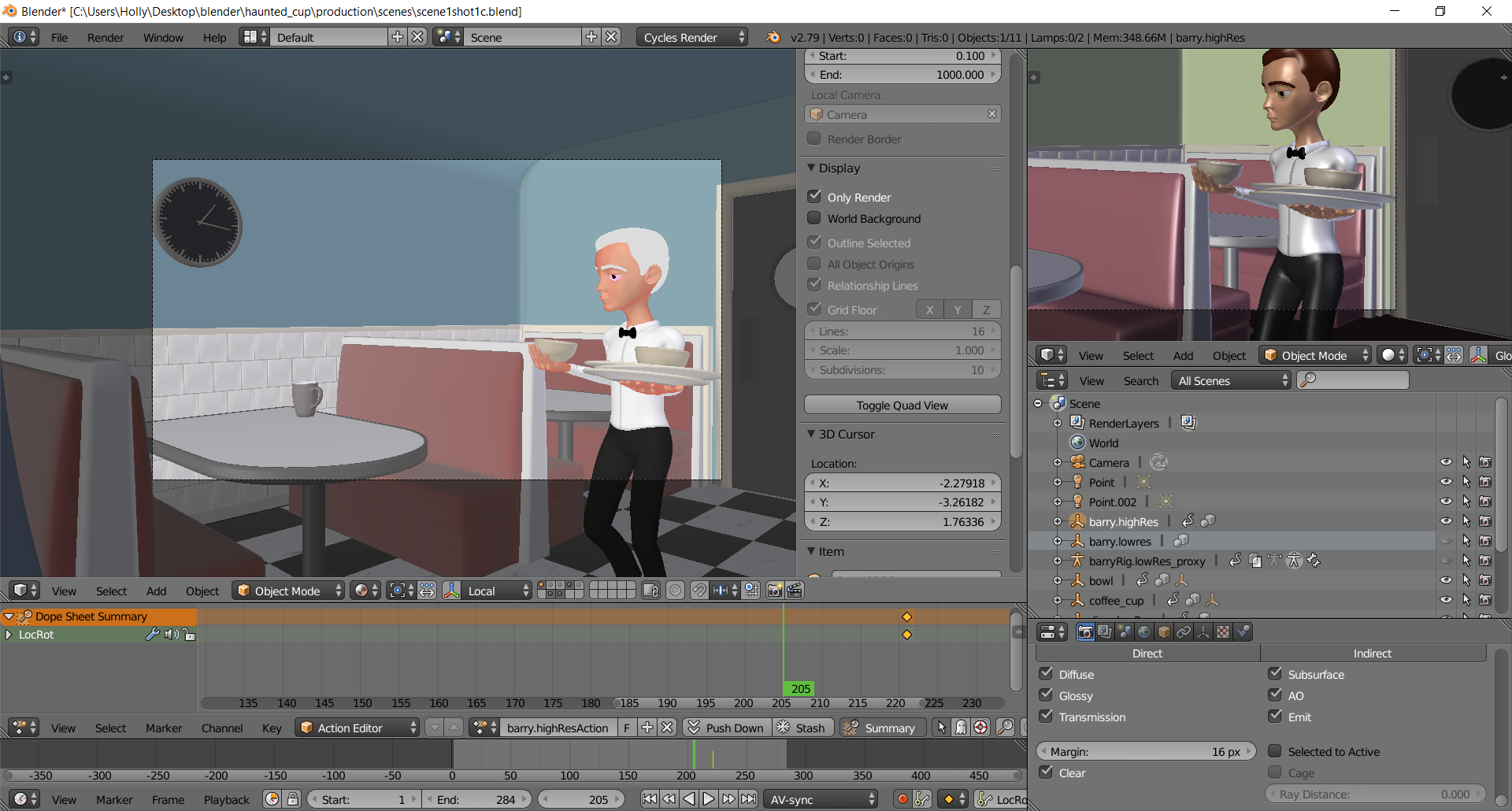 Render issue using animation toolkit course files - CG Cookie