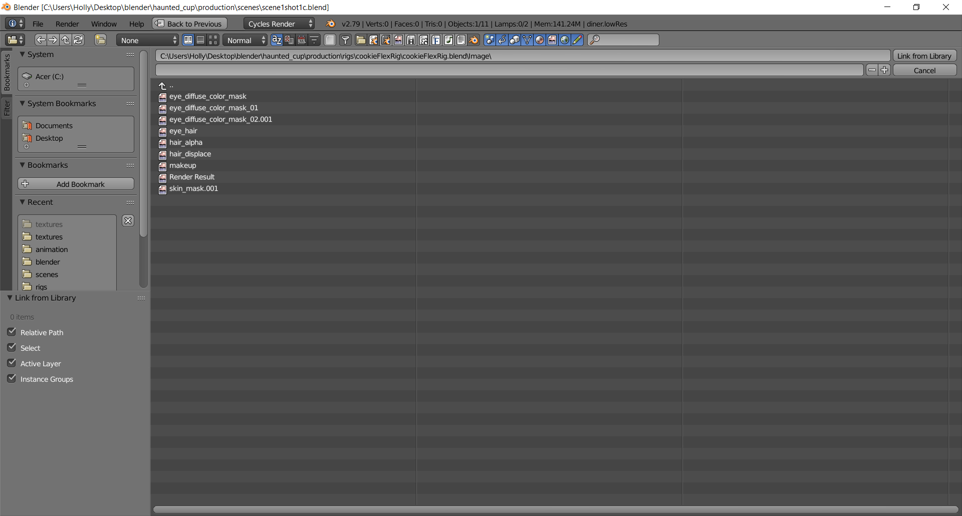 Render issue using animation toolkit course files - CG Cookie