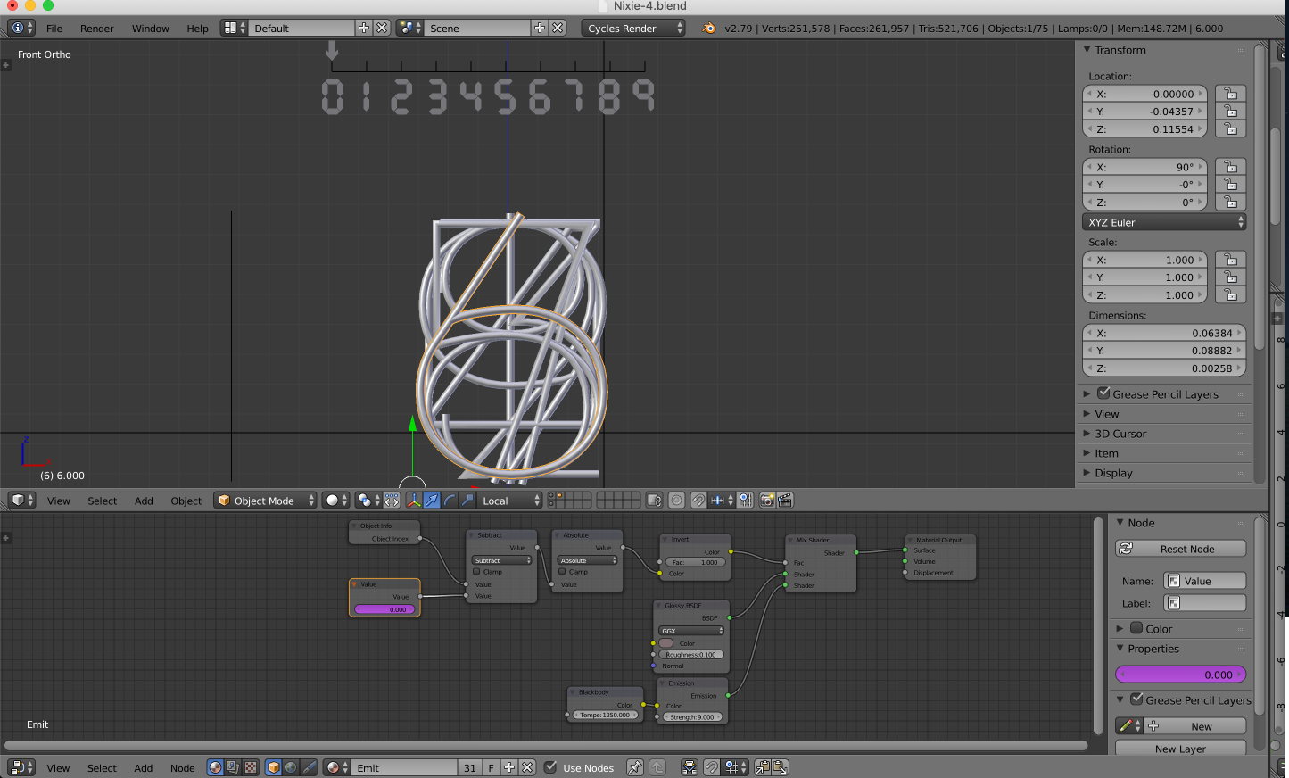Rig for material value - CG Cookie