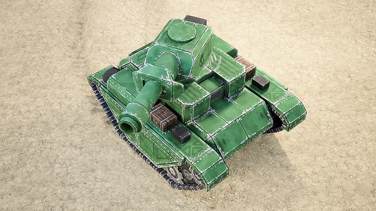Creating Mini Tanks for a Mobile Game with Blender 2.8 - CG Cookie
