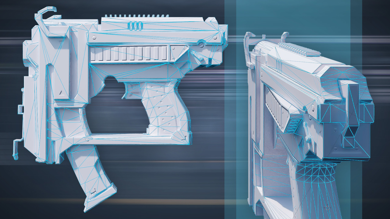 Modeling Weapons for a First Person Shooter - CG Cookie