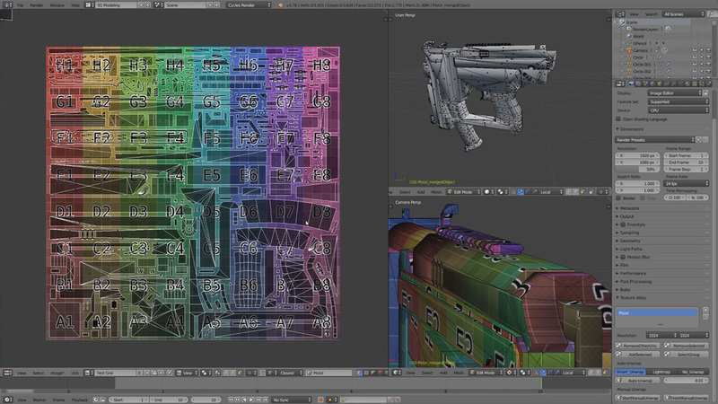 Modeling Weapons for a First Person Shooter - CG Cookie