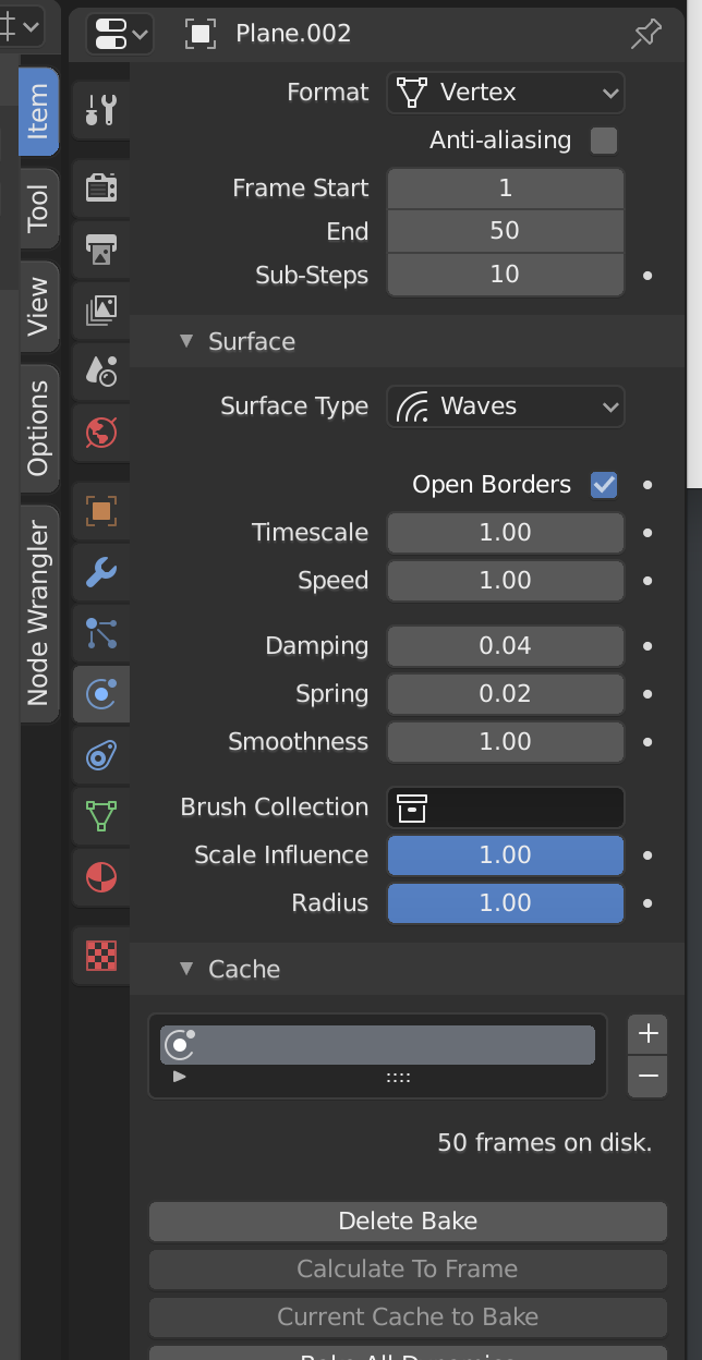 render dynamic paint with wave modifier - CG Cookie