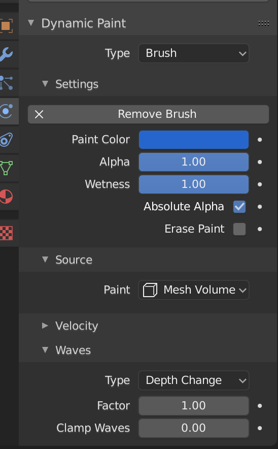 render dynamic paint with wave modifier - CG Cookie