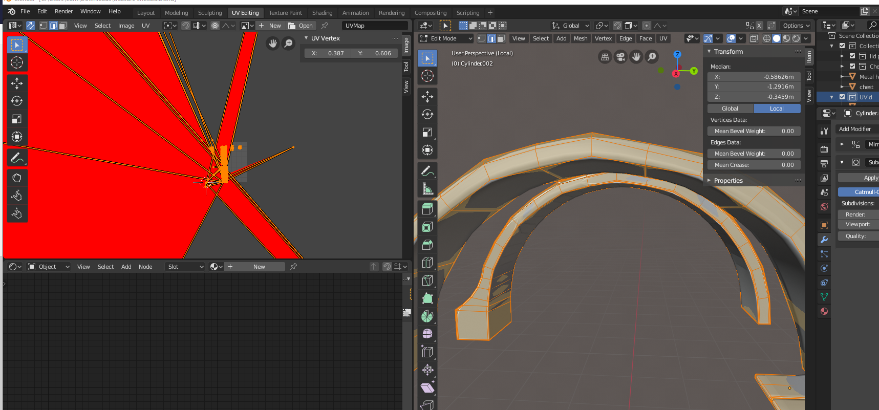 SOLVED: Bevel blew up my UV map - CG Cookie