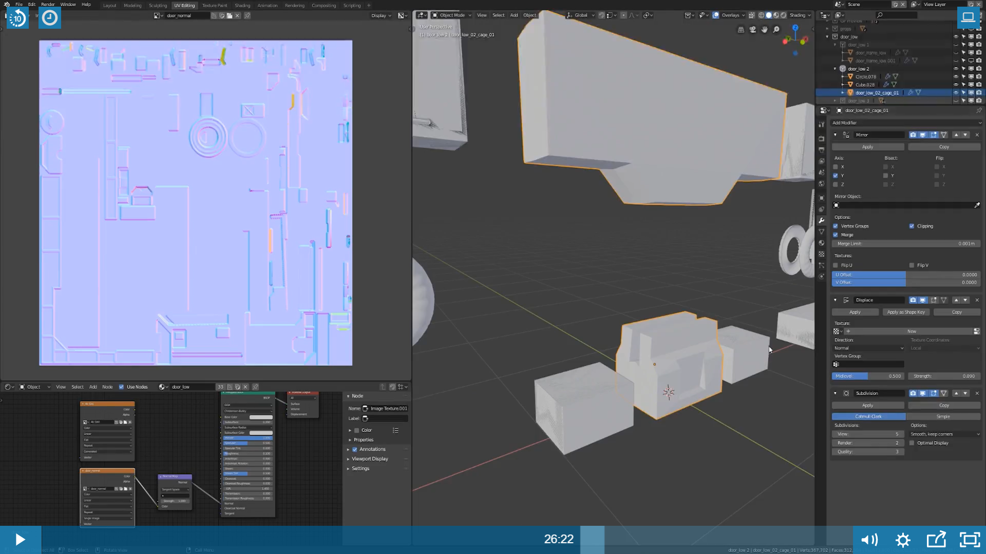 First problem after trying to bake second group of low and high models ...