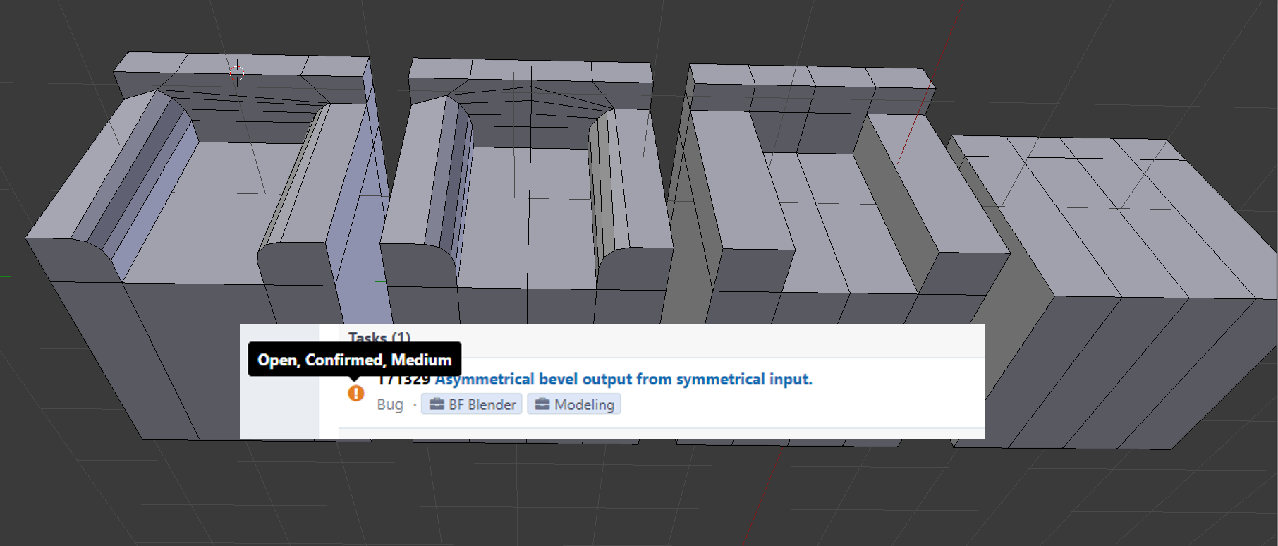Bevel behaving strange. Need help identifying problem - CG Cookie