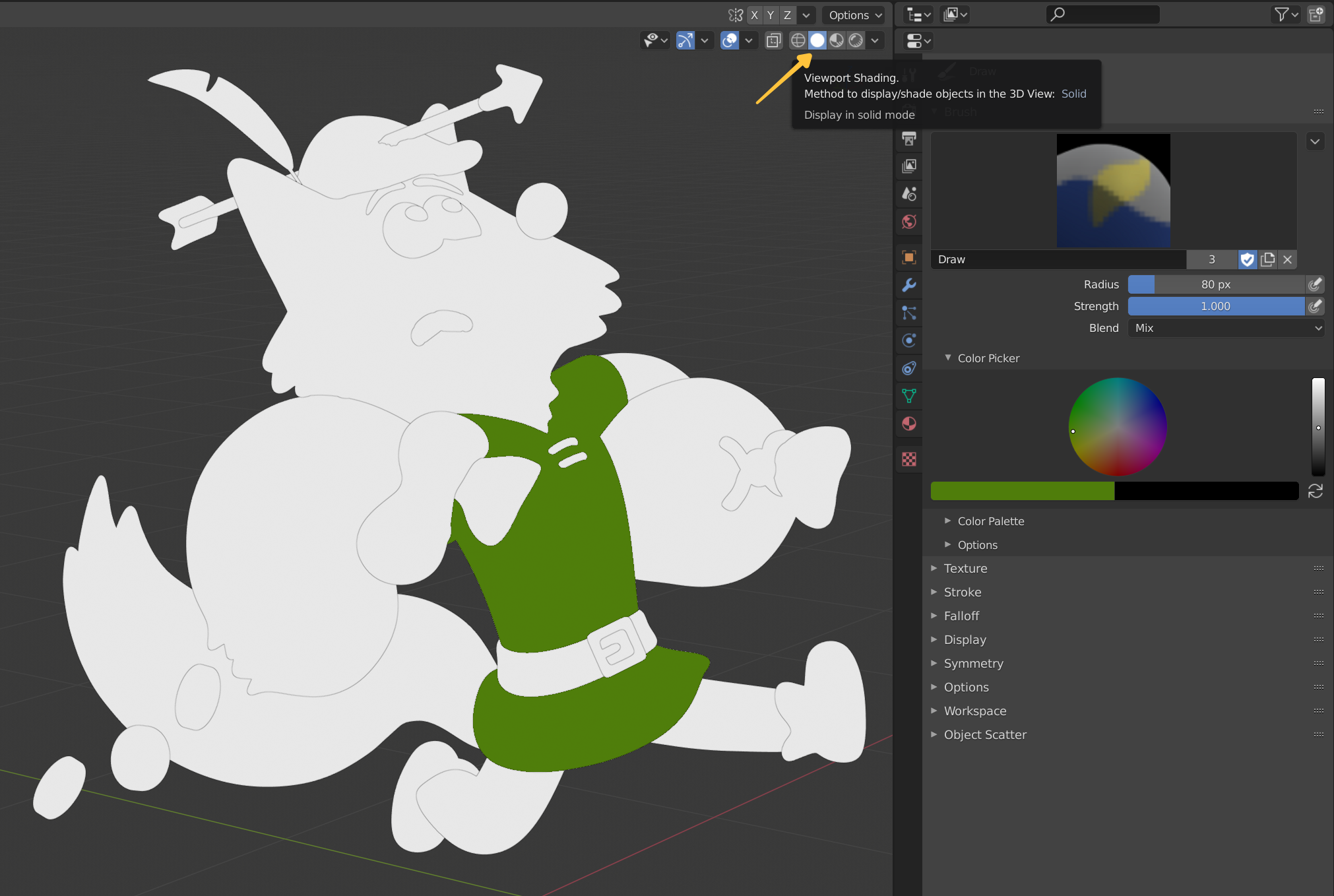 Texturing and Rendering a Cute Robin Hood 3D Character in Blender 2.81 ...