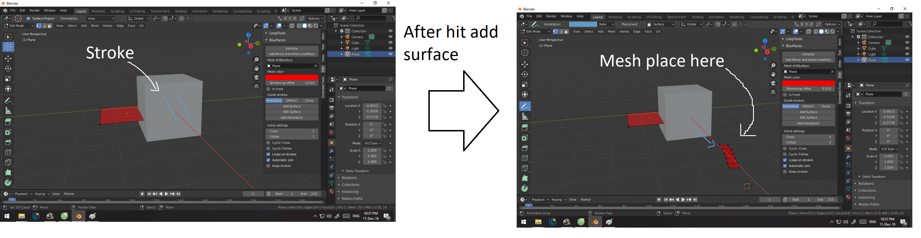 Bsurface problem - CG Cookie