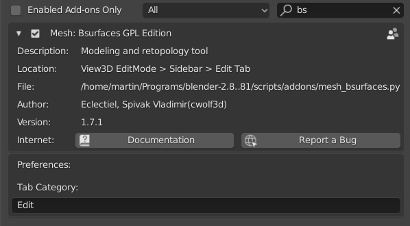 Bsurface problem - CG Cookie