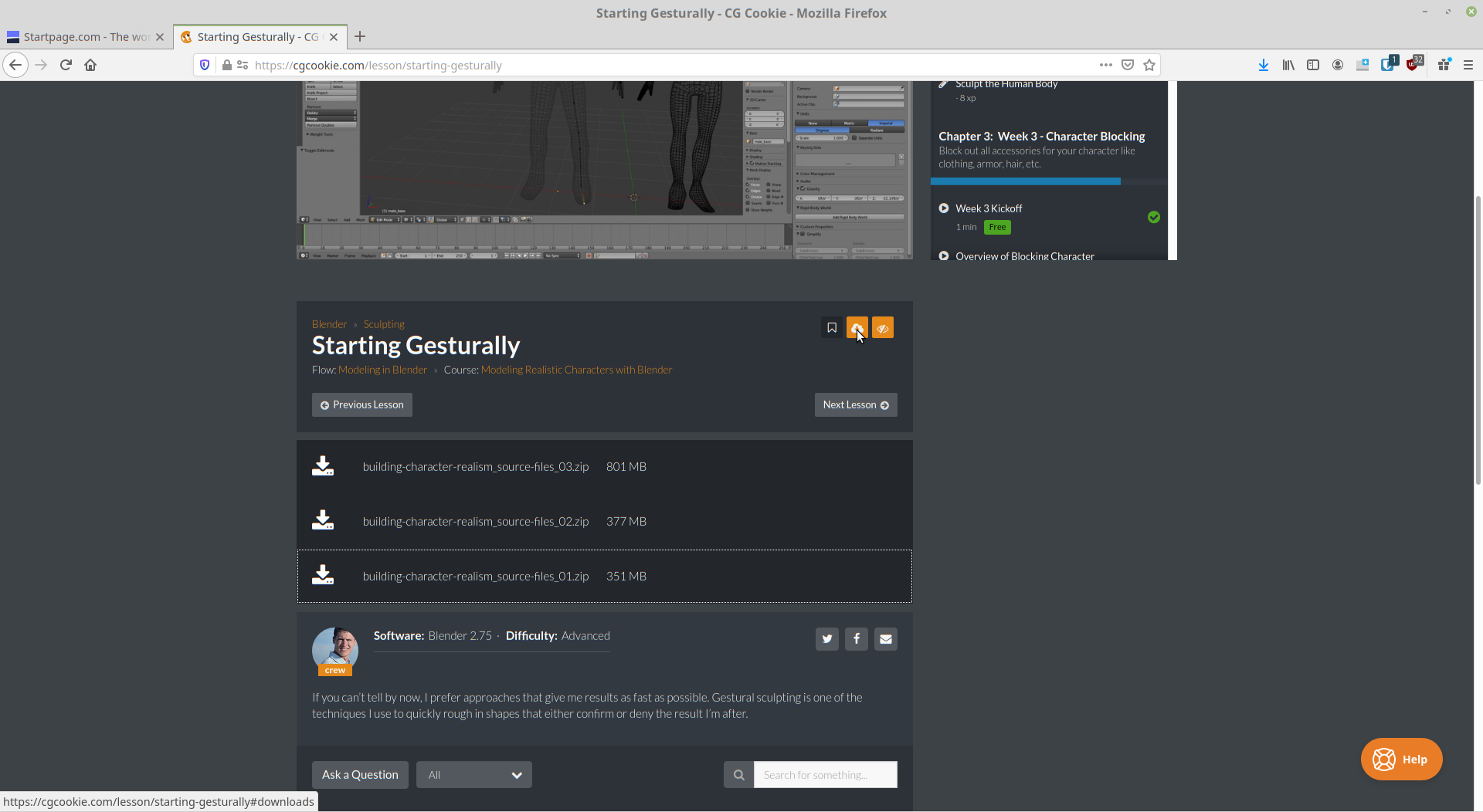 Where are the meshes described in this video? - CG Cookie
