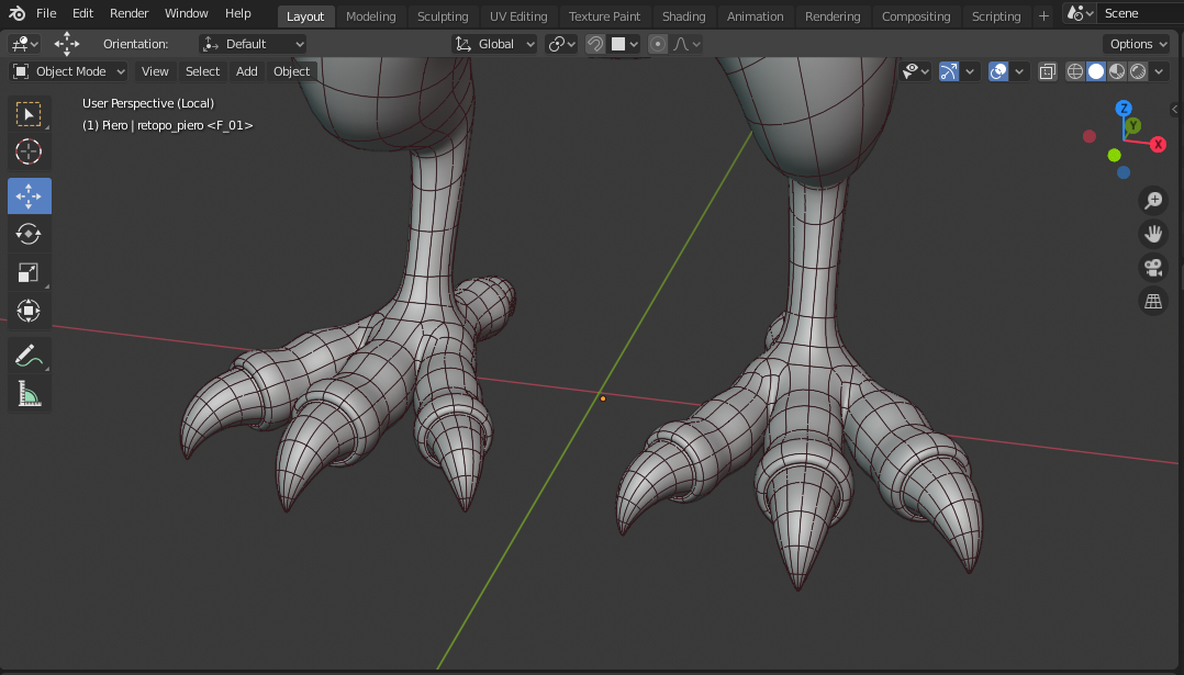 Piero Work in progress - CG Cookie