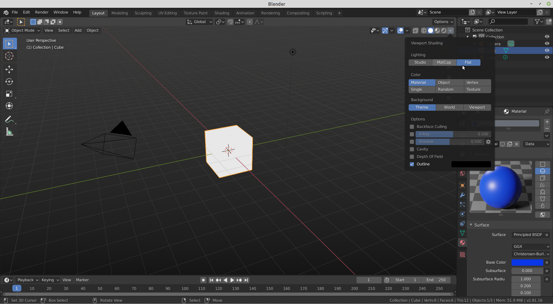 My material preview just makes everything white? - CG Cookie