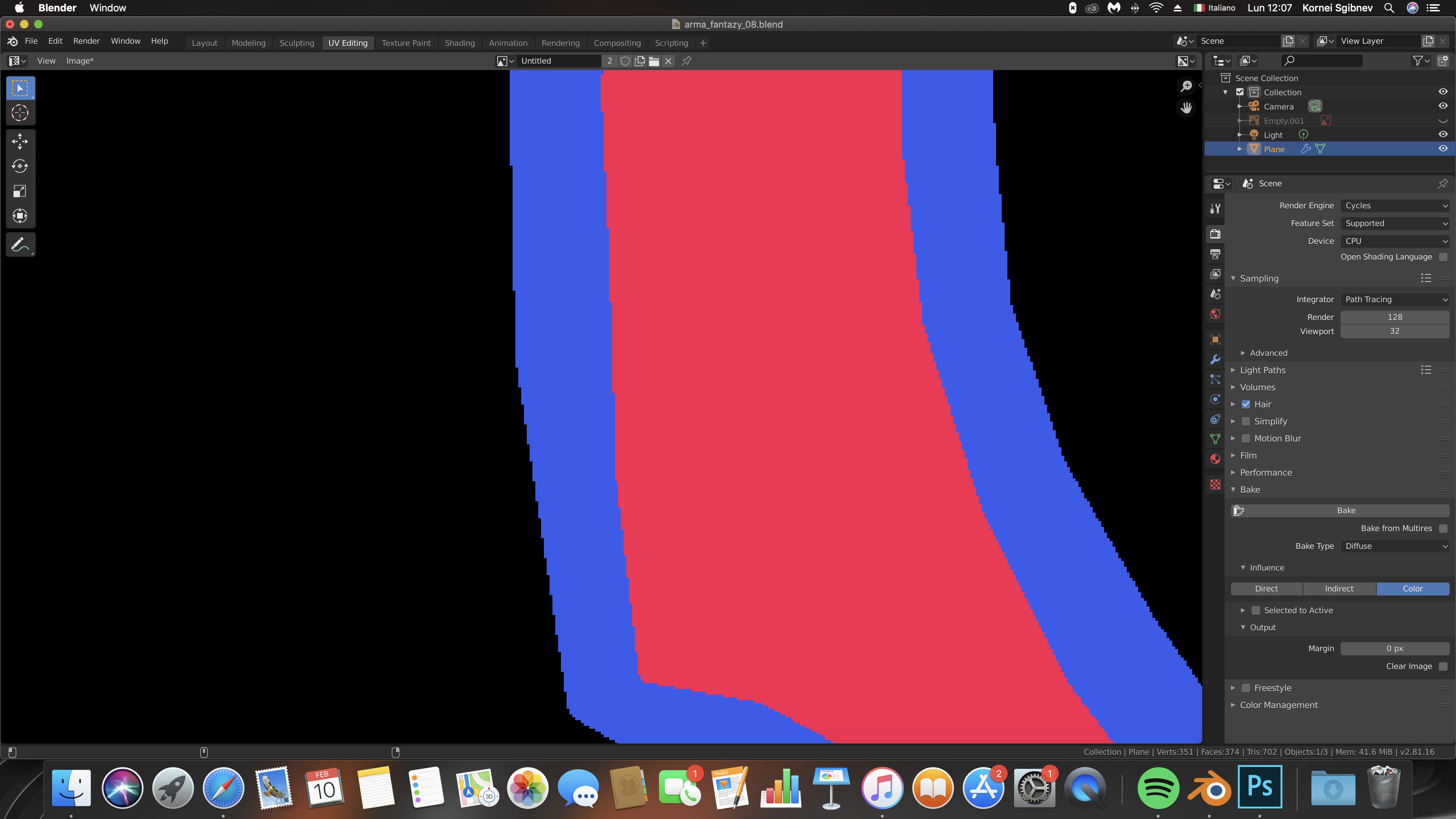Baking Diffuse Texture - CG Cookie