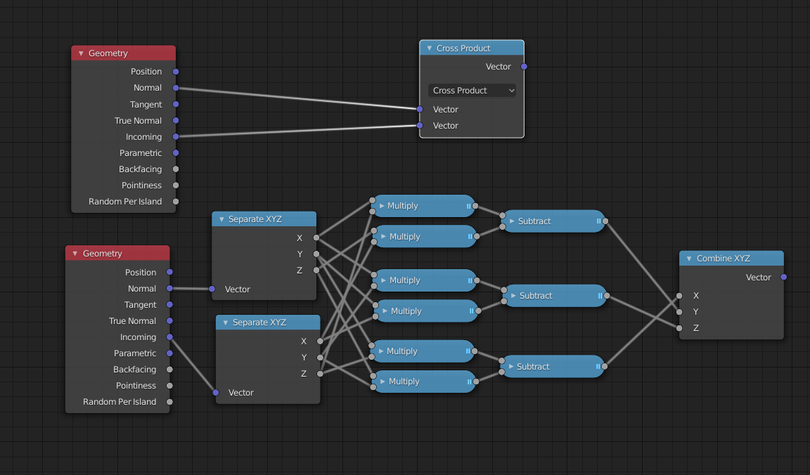 Vector math node has no value output. - CG Cookie