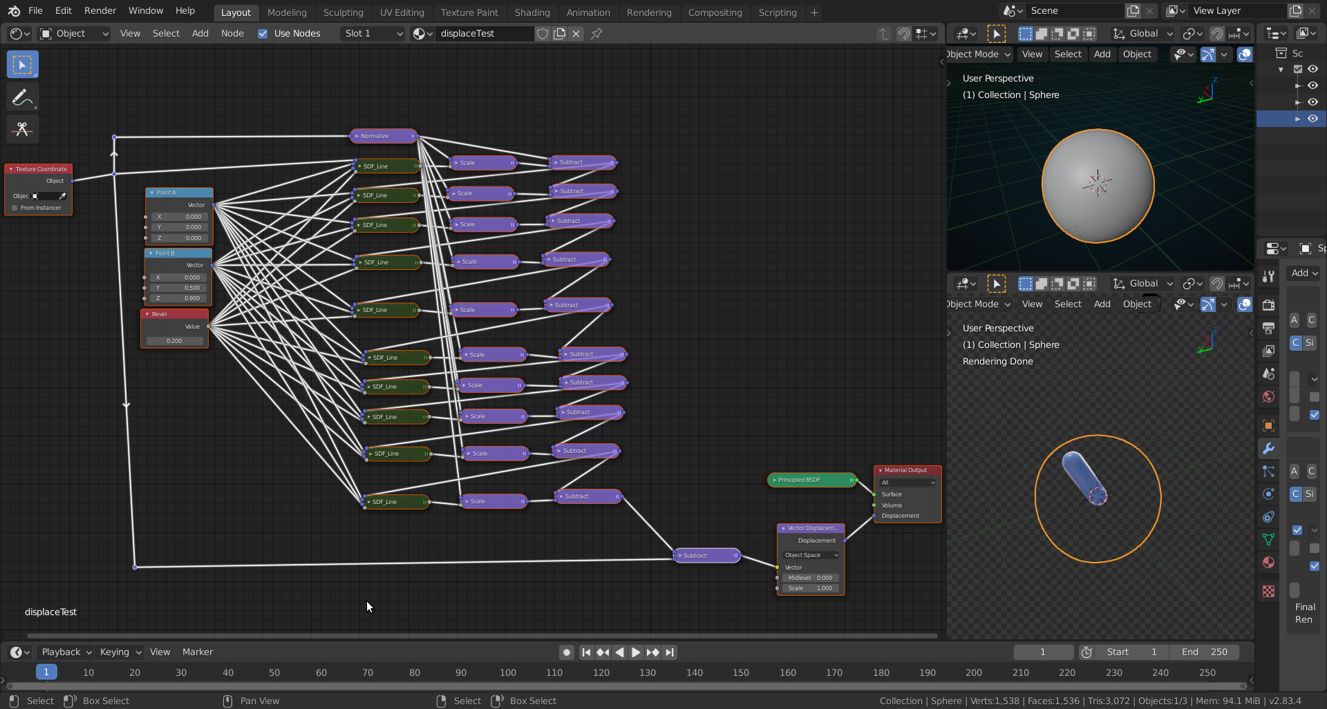 Regarding Nodevember livestream with simon thommes, ray marching procedural material - CG Cookie