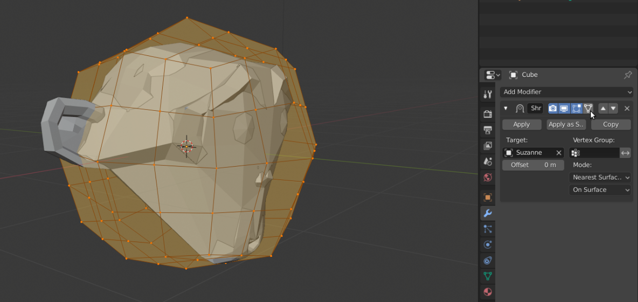 Fixing vertices not shrink wrapping? - CG Cookie