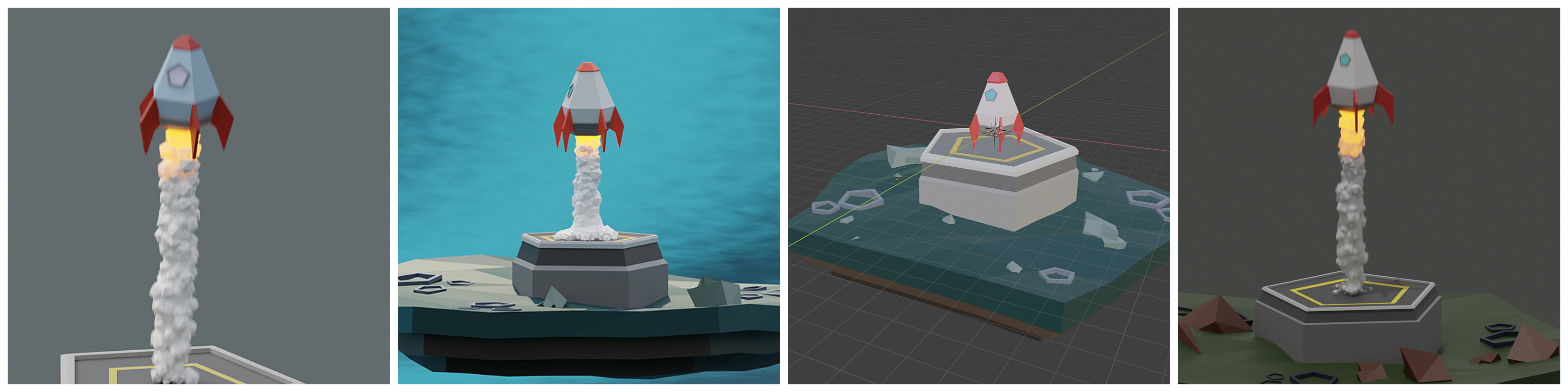 CG Cookie's Space Program 2020 - These Blender Rockets are Taking Off ...