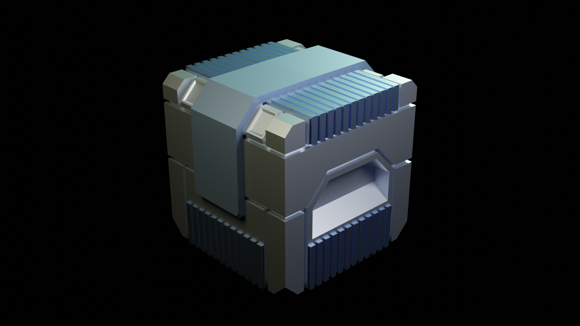 Modeling a Sci-Fi Crate - CG Cookie