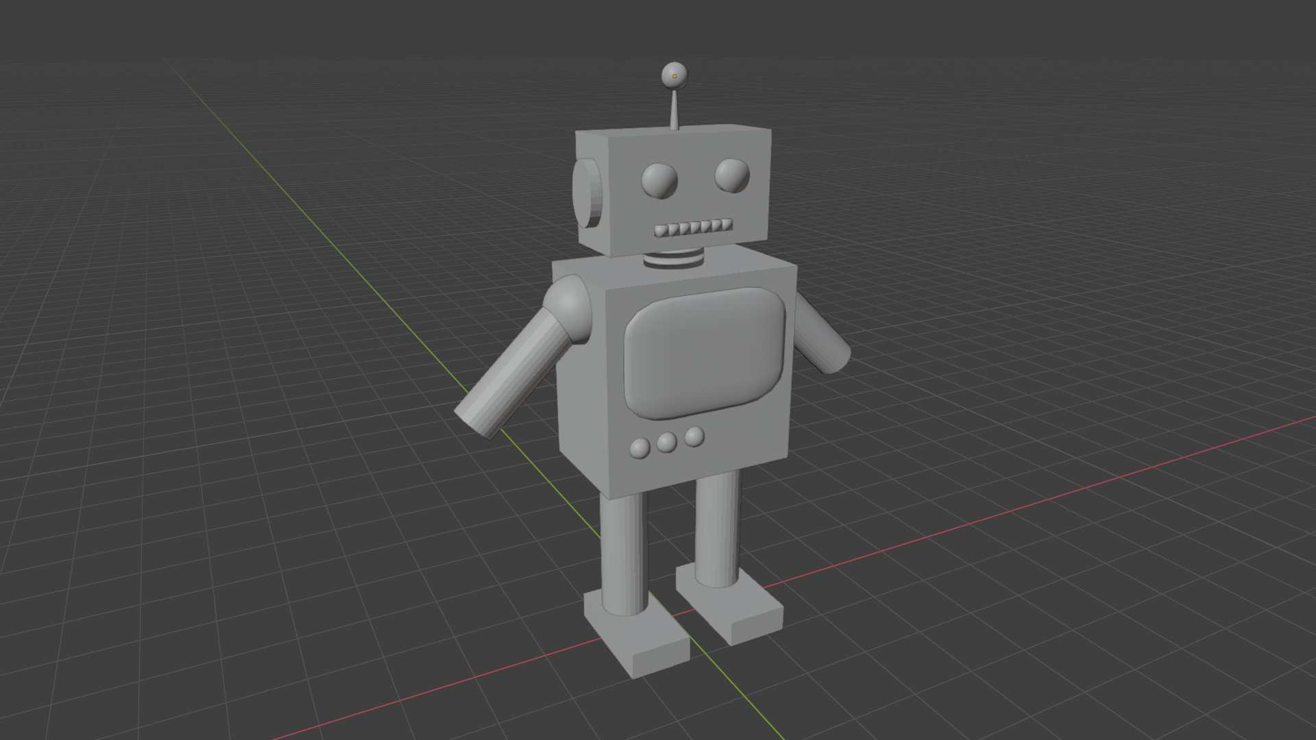 Primitive Modeling Challenge: Robot - CG Cookie