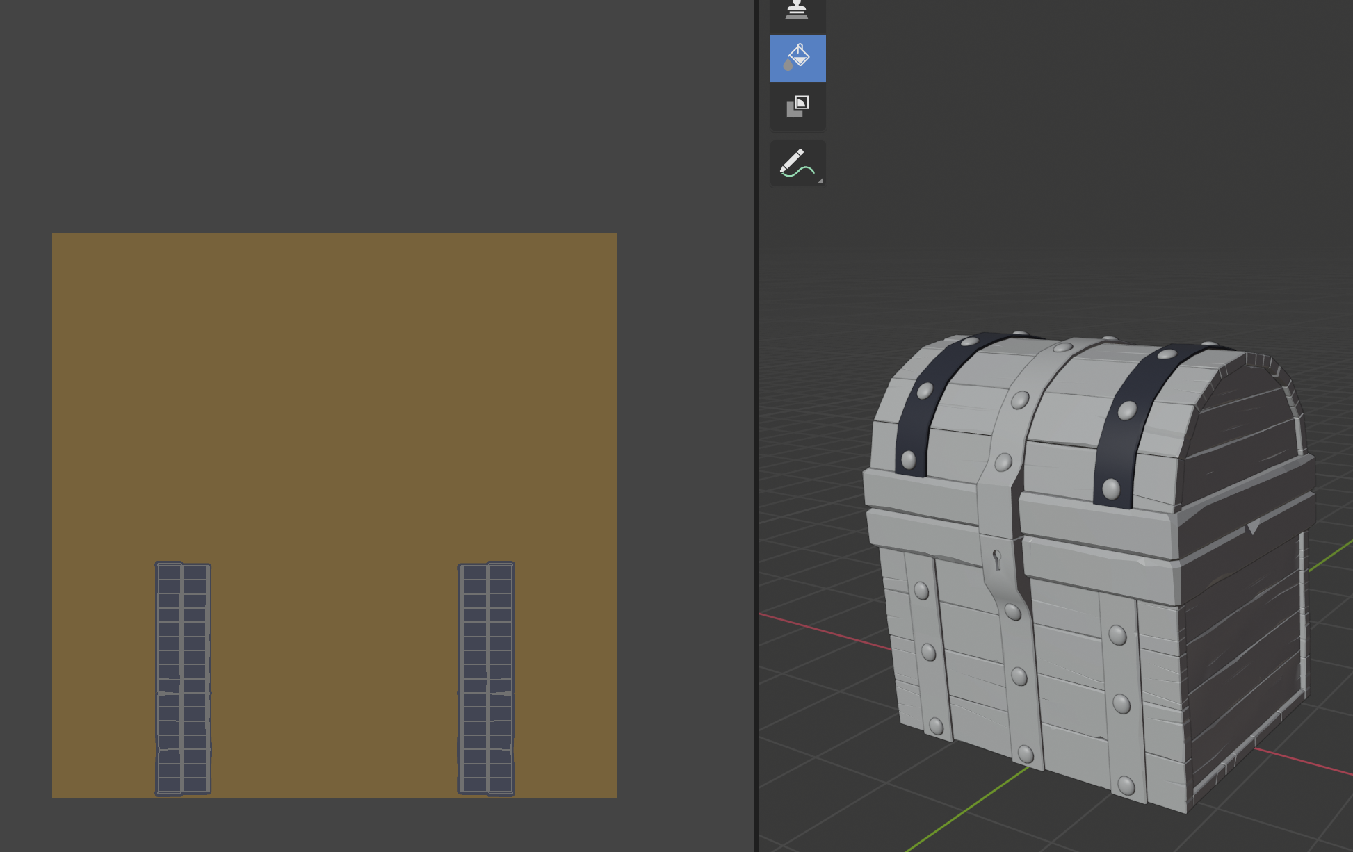 Mirror modifier causes colors to bleed between objects? - CG Cookie
